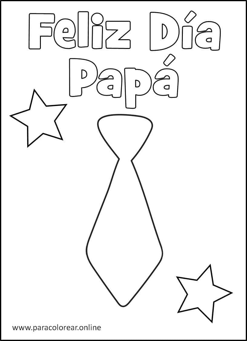 Dibujos Del Día Del Padre Para Colorear Imprimir Y Pintar 👨👨💼