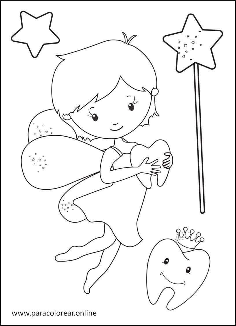 Los Mejores Dibujos De Hadas Para Colorear Imprimir Y Pintar 🧚♀️