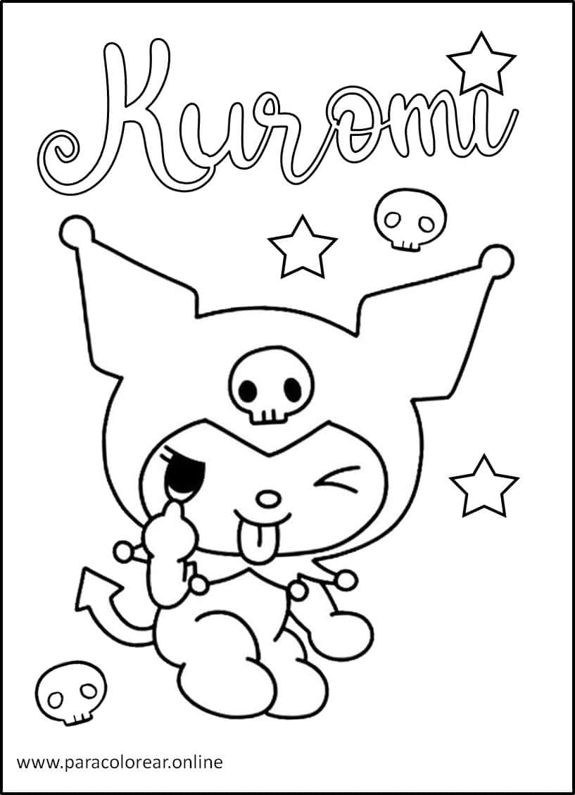 Dibujos de Kuromi para colorear Colorear Dibujos de Kuromi para colorear Colorear